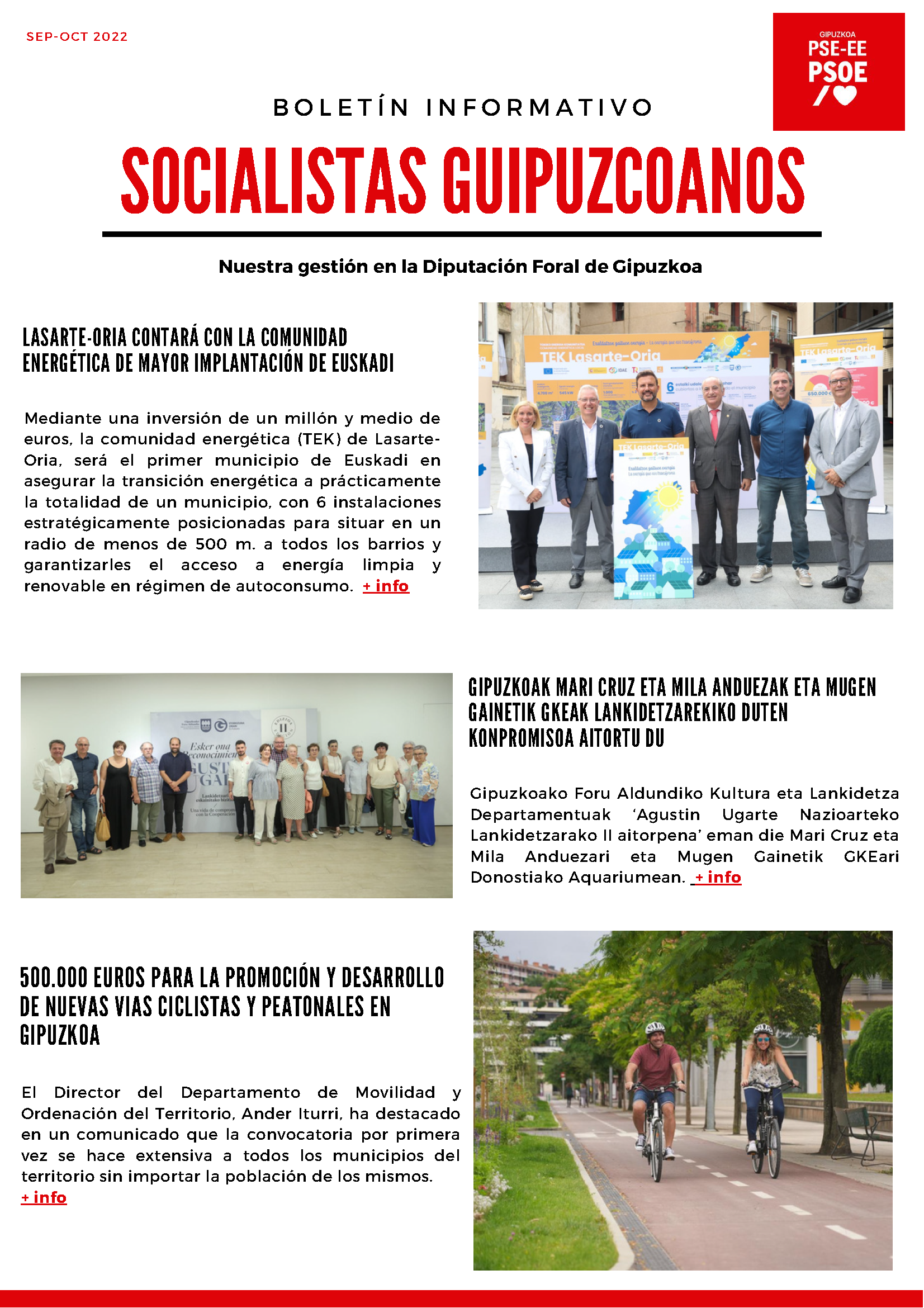 : News: Boletín informativo SEP-OCT